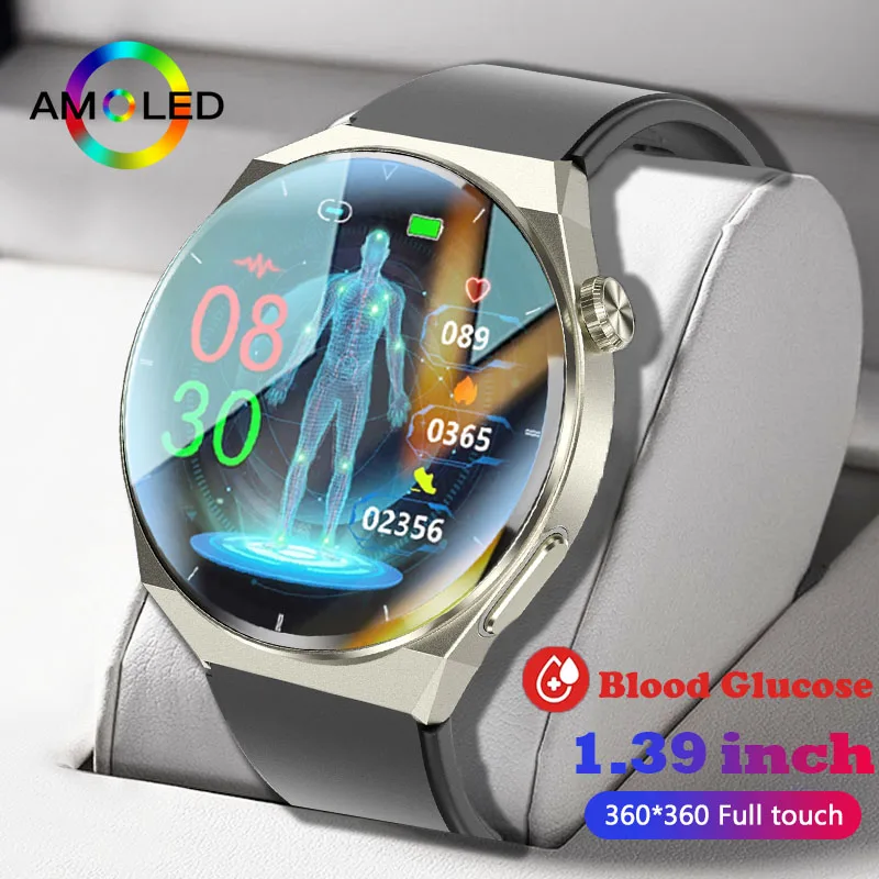 HYTRON Montre connectée ECG + PPG pour hommes, smartwatch, moniteur de ...