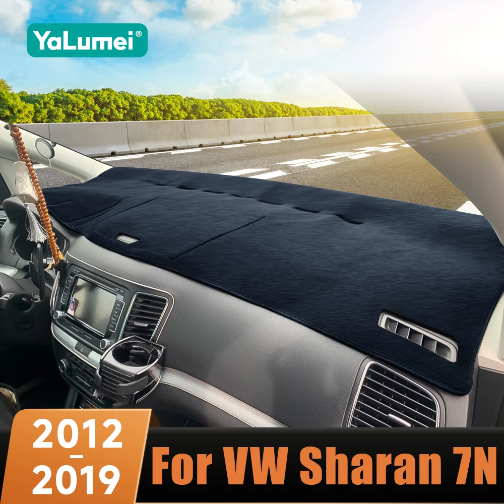 Car Dashboard Cover Mat Avoid Light Pads Anti-UV Carpets For Volkswagen ...