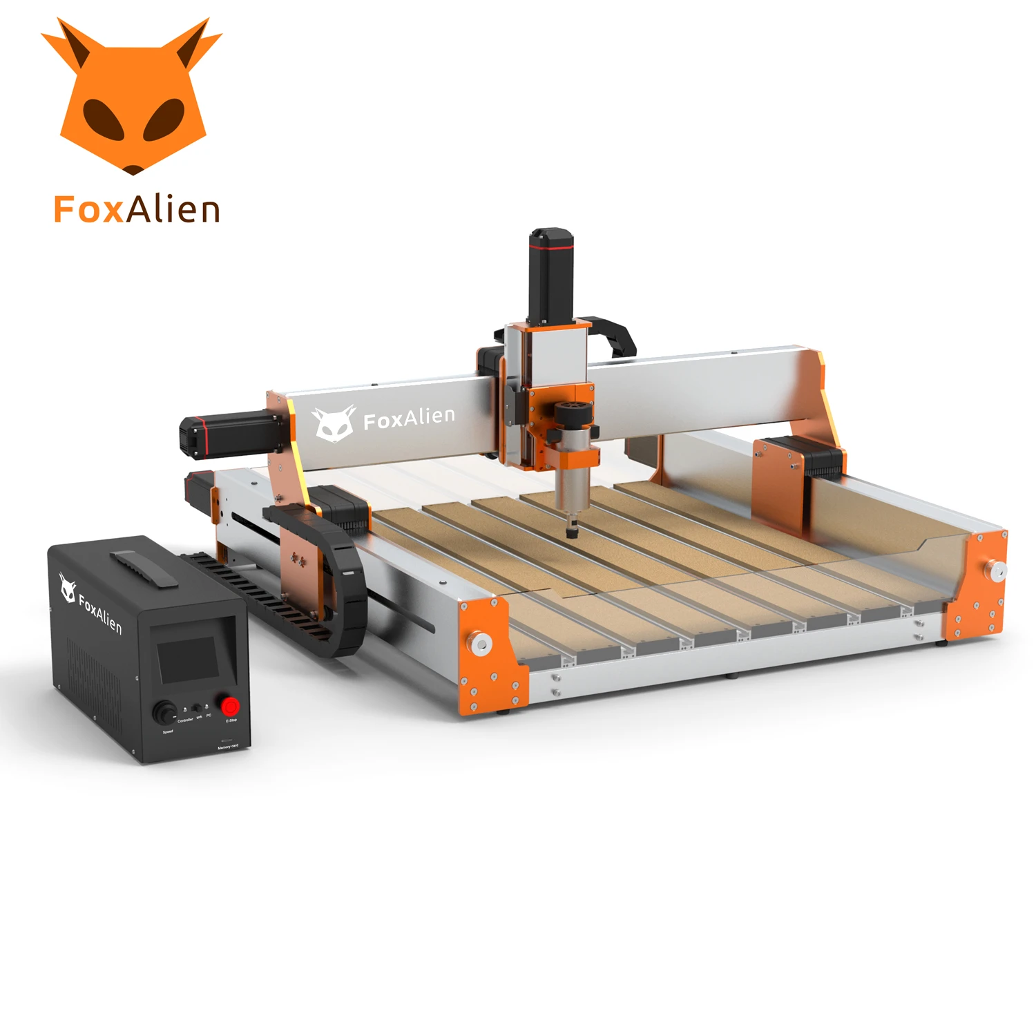 FoxAlien-CL6560-CNC-Router-3-1Nm-Closed-Loop-Motor-NEMA23-Linear-Rails ...