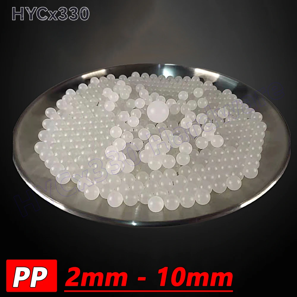2mm to 10mm Solid PP Balls Plastic Polypropylene Floating Bearings Ball ...