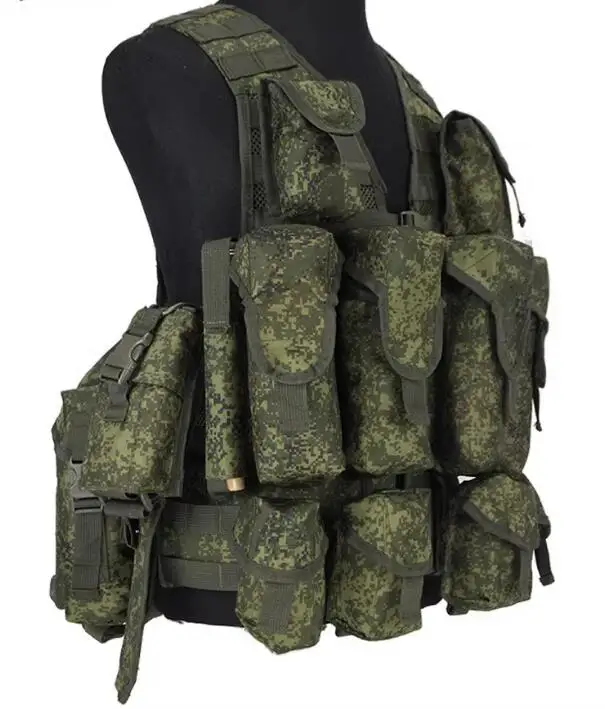 Russian-Military-Tactical-Vest-Green-Army-Men-Outdoor-6sh117-Include ...
