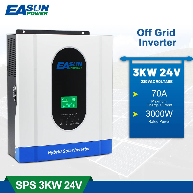 1PC-Solar-Inverter-3000W-Pure-Sine-Wave-3000VA-24V-Battery-Charger ...