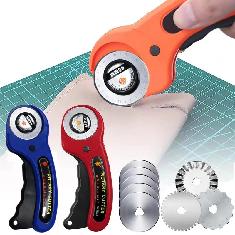 45mm-Patchwork-Roller-Wheel-Knife-Round-Rotary-Cutter-For-Fabric ...
