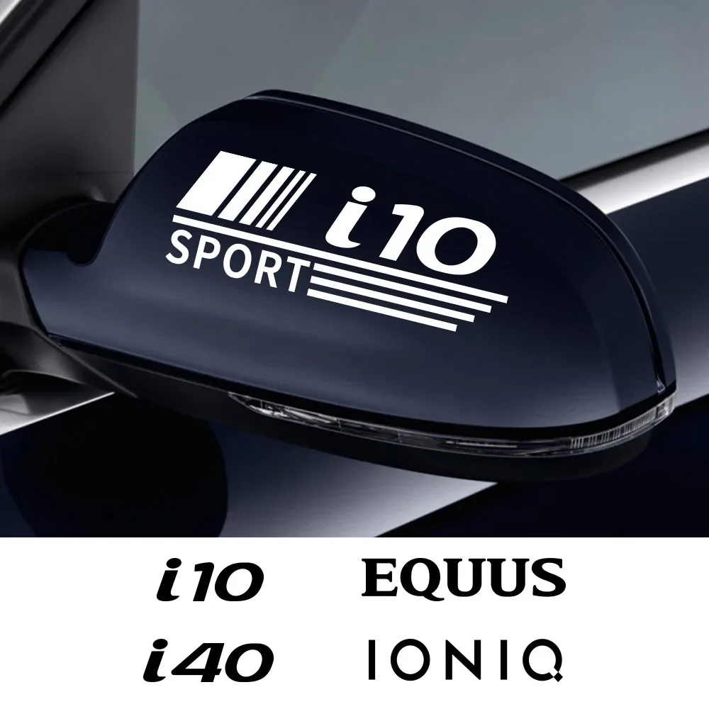2PCS-Car-Rearview-Mirror-Stickers-For-Hyundai-I20-I10-IONIQ-I40-CRETA ...