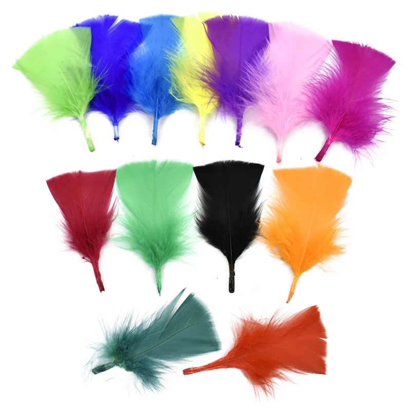 Wholesale-Turkey-Feathers-for-Crafts-5-10cm-Small-Feather-DIY-Jewelry ...