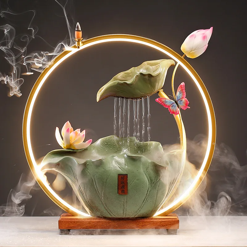 Backflow-Incense-Burner-Ceramic-Incense-Waterfall-Incense-Holder-Home ...