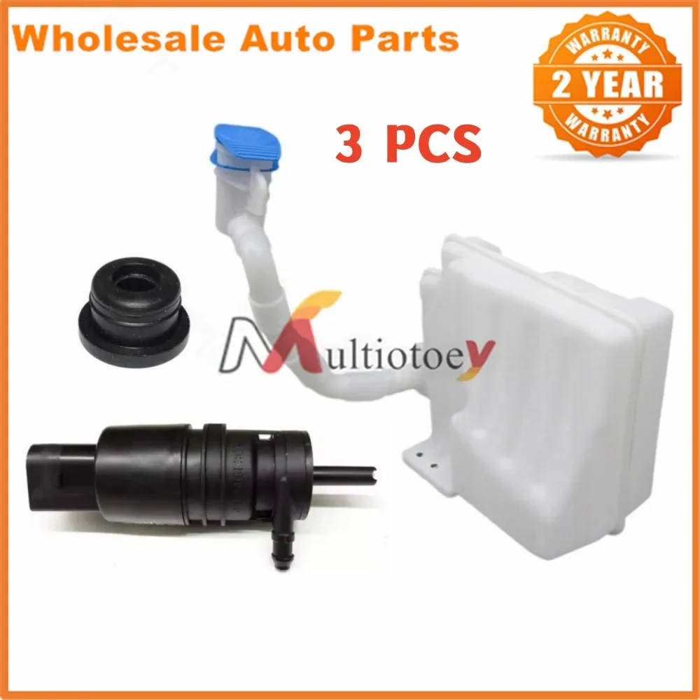 Windshield Washer Reservoir Bottle+Pump Set 1K0955453S 1J5 955 651 431 ...