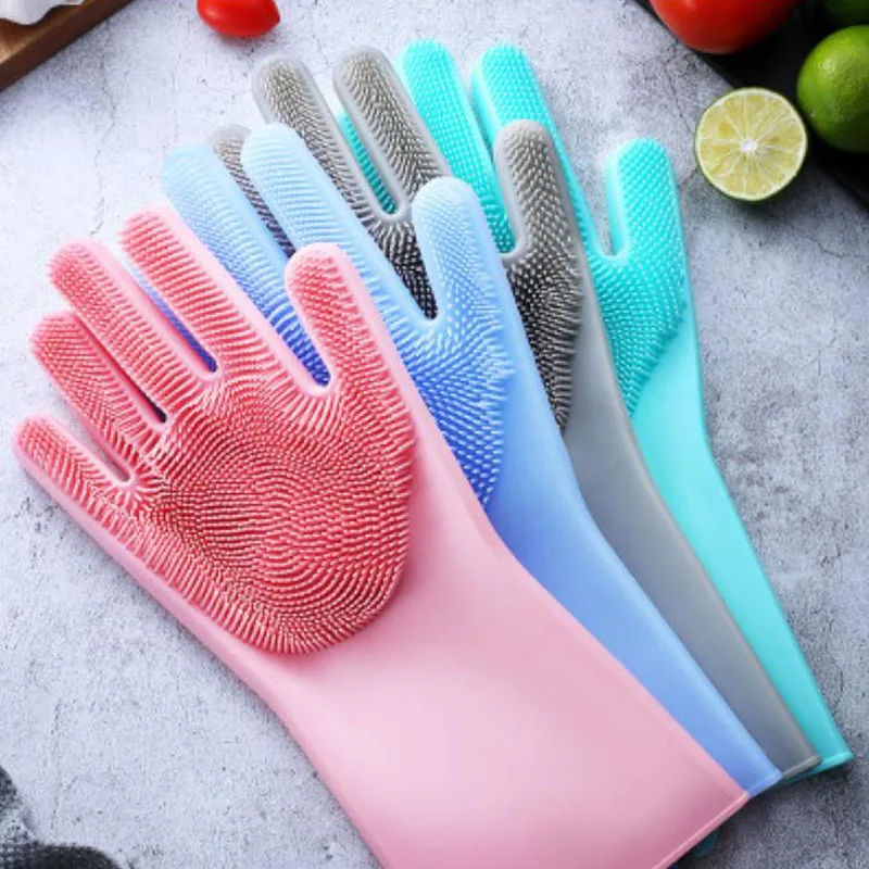 Multifunction-Rubber-Gloves-Cleaning-Household-Magic-Kitchen-Gloves ...
