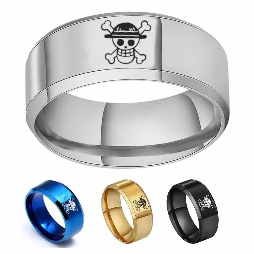 Кольцо Всевластия | One Piece Anime Ring Silver | One Piece Anime ...