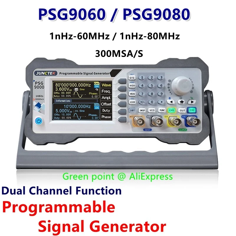 JUNCTEK-PSG9060-Signal-Generator-60MHz-80MHz-Programmable-Arbitrary ...