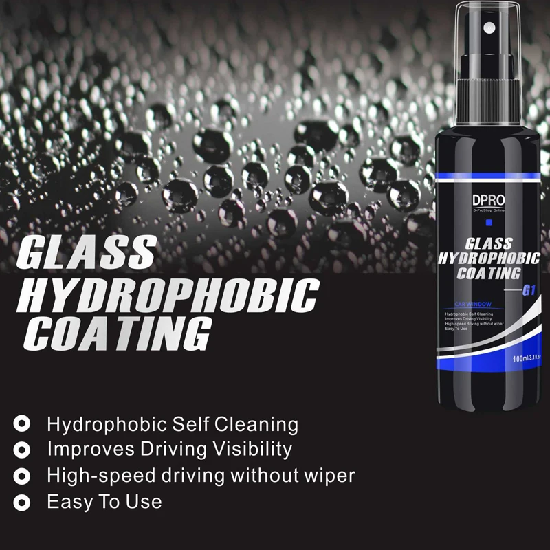 Dpro-Anti-Rain-Glass-Nano-Spray-Window-Water-Repellent-Waterproof ...