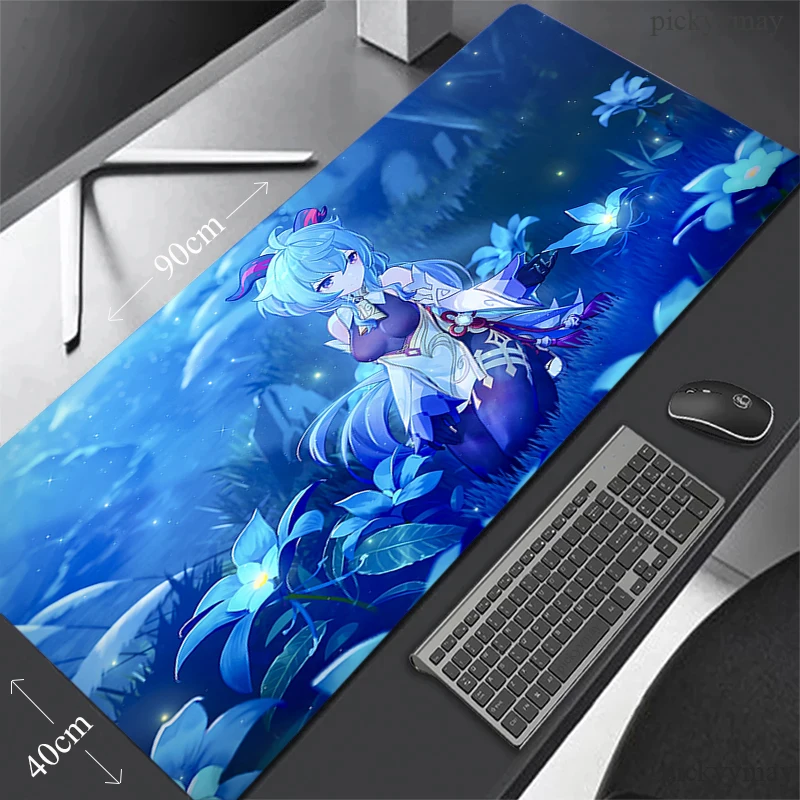 Gaming-Mousepad-Large-Mouse-Pad-Ganyu-Genshin-Impact-Pc-Gamer-Desk-Mat ...
