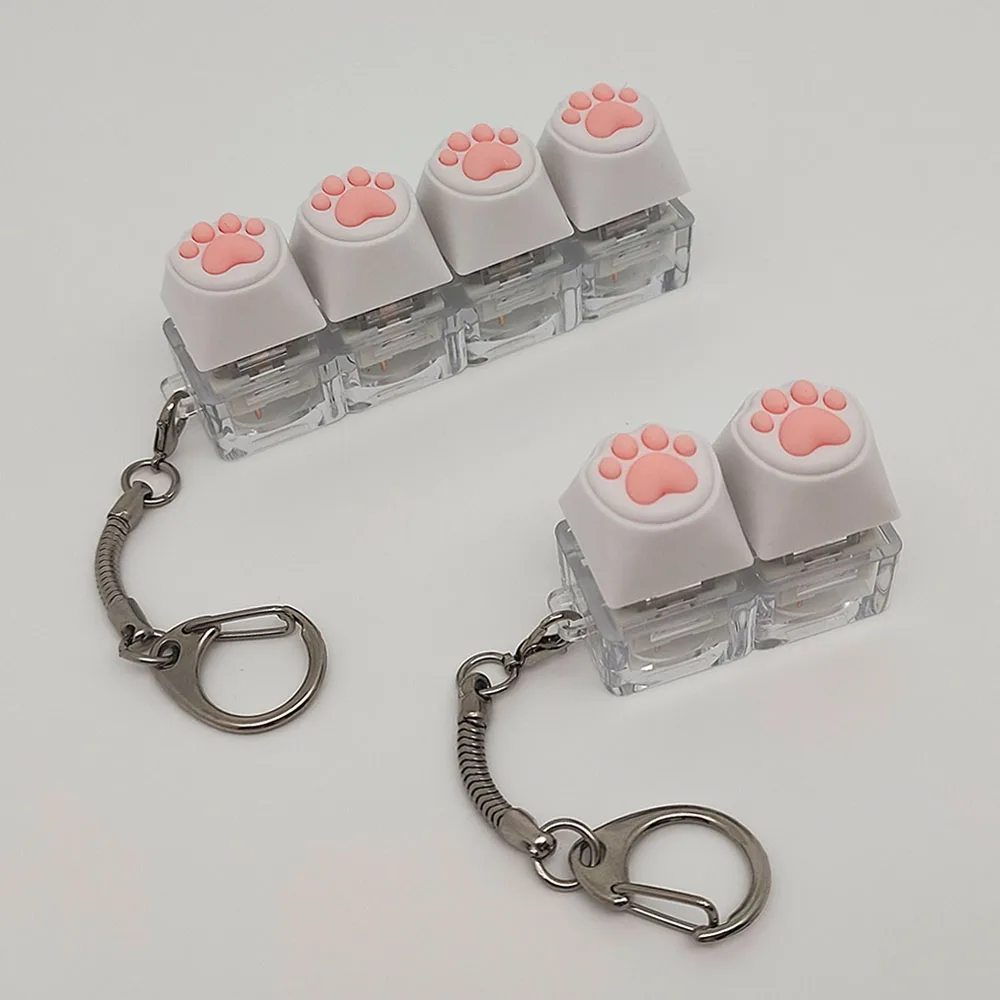 Silicone-Soft-Cat-Claws-Keychain-Key-Ring-Pendant-Mobile-Phone-Backpack ...