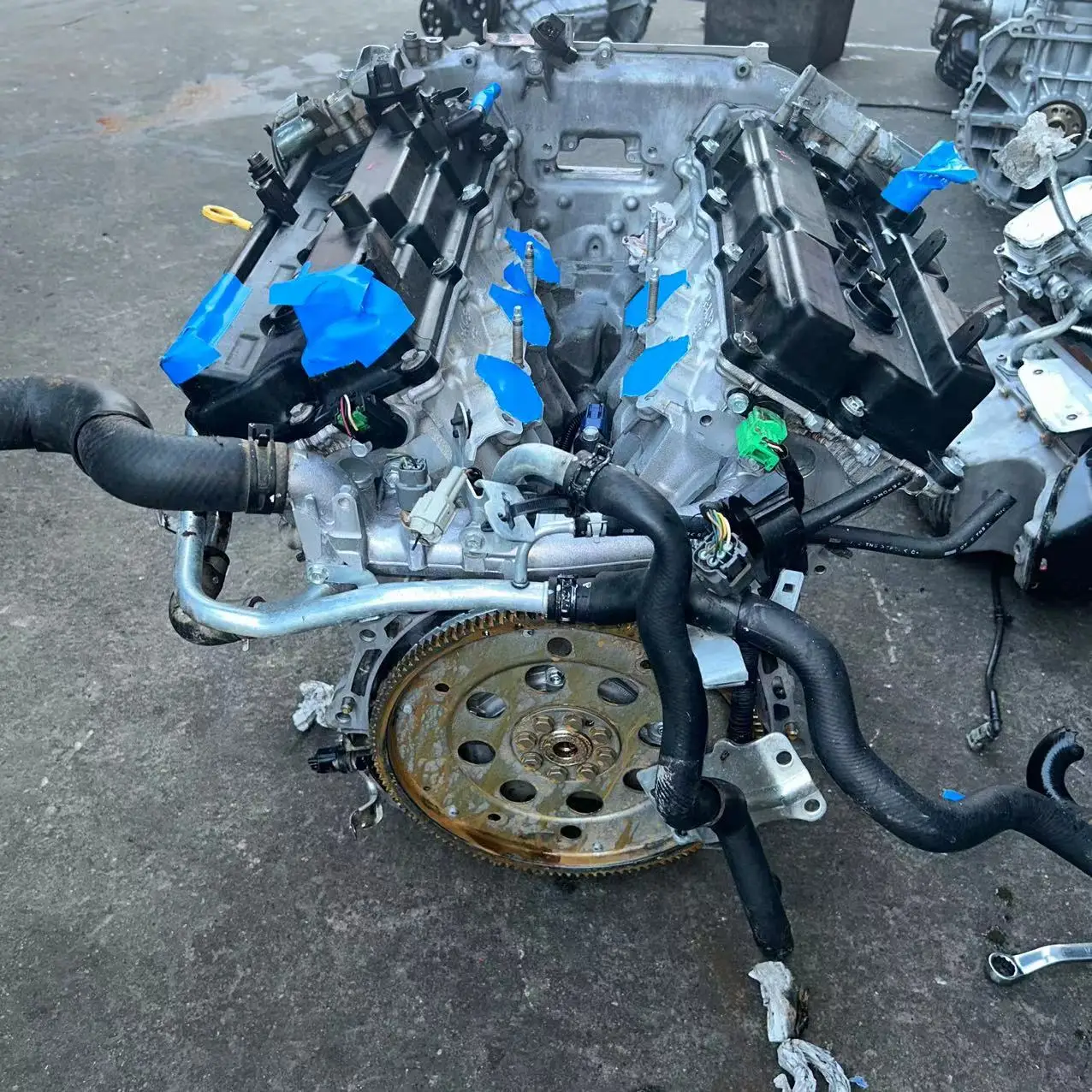 Высококачественный длинный блок двигателя 2,3 л V6 для двигателя NISSAN ...