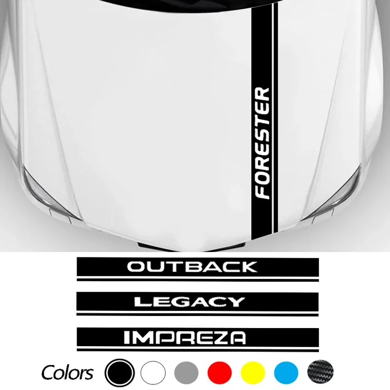 Car-Bonnet-Stripes-Hood-Sticker-For-Subaru-ASCENT-BRZ-FORESTER-IMPREZA ...