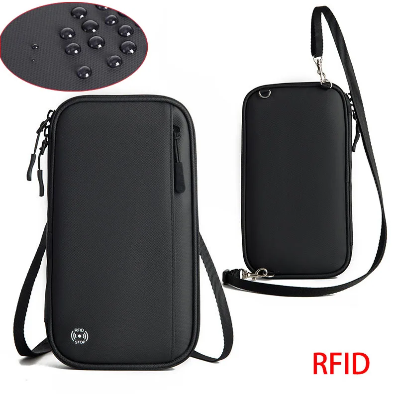 Anti-Theft-Travel-Passport-Wallet-Neck-Bag-Waterproof-Men-RFID-Blocking ...