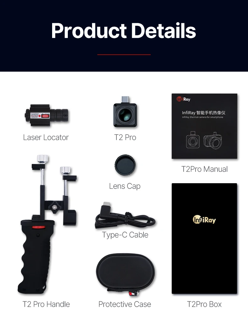 Xinfrared InfiRay Official T2pro Monocular Infrared Imager Thermal ...
