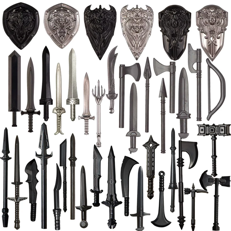 Medieval-MOC-Weapon-Figure-Accessories-Building-Blocks-Soldiers-Sword ...