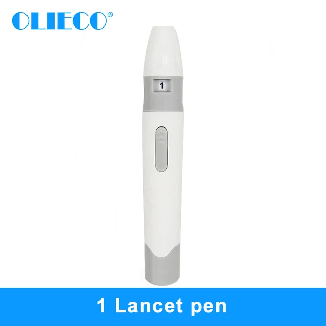 Lancet Pen Lancing Device for Diabetics Blood Collect 5 Adjustable ...