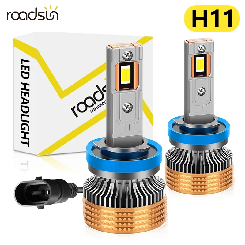 Car-H11-Led-Headlamp-300W-Four-Copper-Tube-Headlight-Bulb-30000LM-3570 ...