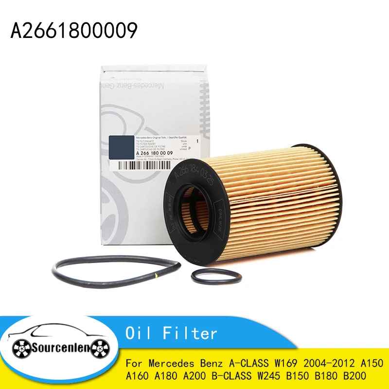 Oil Filter A2661800009 for Mercedes Benz A CLASS W169 2004 2012 A150 ...