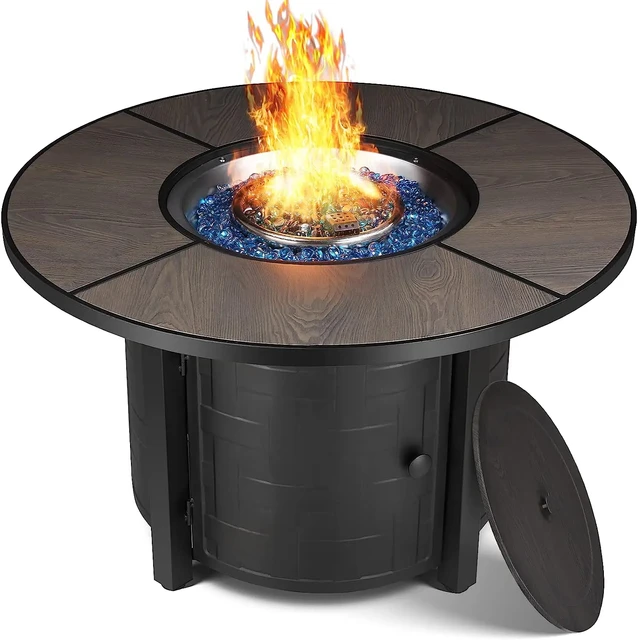 Propane Fire Pit Table 42 Inch 50,000 BTU Self Ignition, 41% OFF