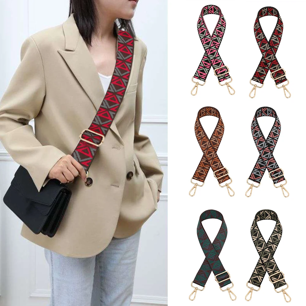 Ethnic-Bag-Shoulder-Strap-Bag-Belt-Bag-Accessories-Bag-Adjustable-3-8cm ...