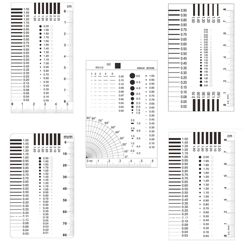 High-Precision-Point-Gauge-Film-Soft-Ruler-Microscope-Micrometer-PET ...