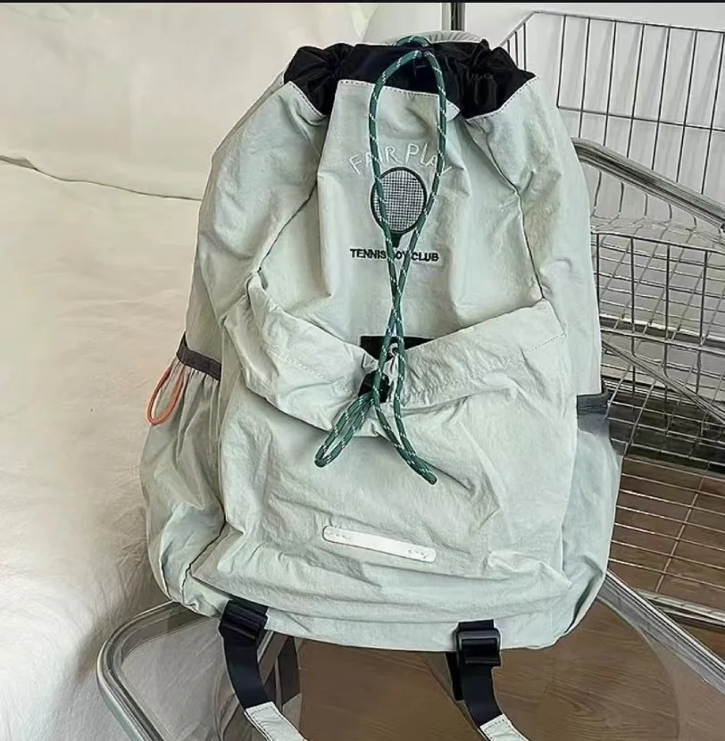 Casual-Fashion-Vintage-Backpack-Letter-Sporty-All-match-School-Backpack ...