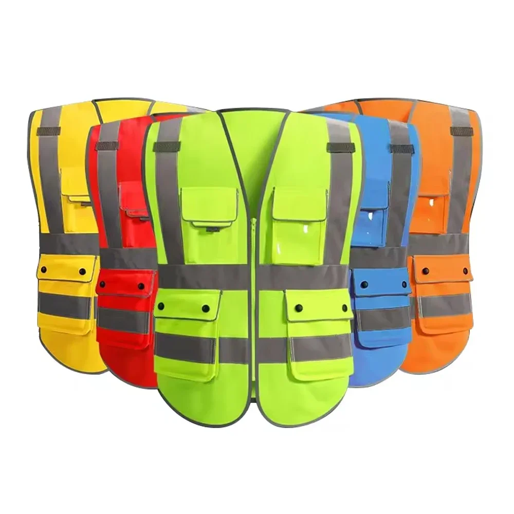 Reflective-Working-Vest-High-Visibility-Safety-Vests-Multiple-Pockets ...
