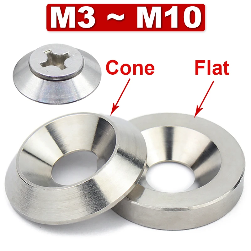 304-Stainless-Steel-Tapered-Fisheye-Gasket-Countersunk-Screw-Concave ...