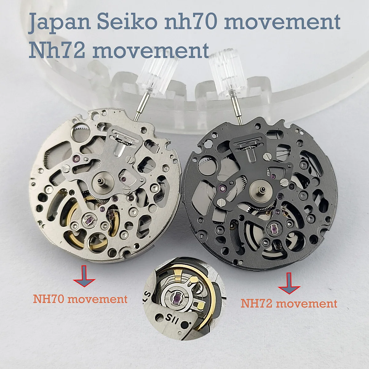 NH70-Japan-Original-Self-winding-Mechanical-Automatic-Movement-Skeleton ...