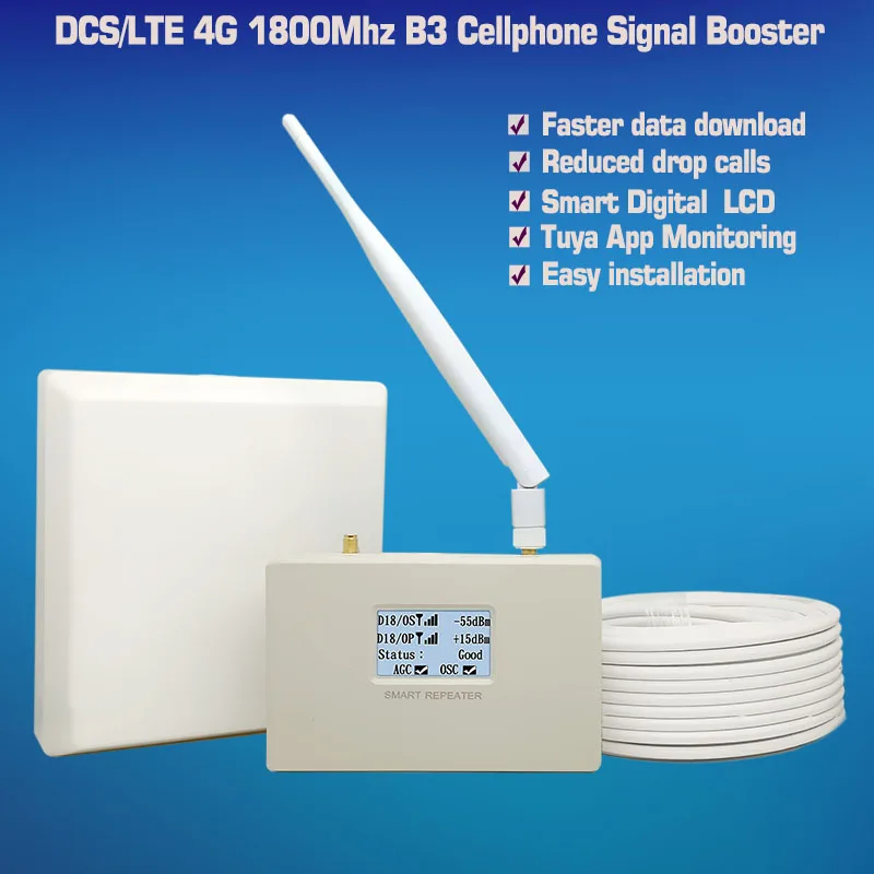DCS-LTE-4G-Signal-Booster-1800Mhz-B3-For-TIM-Claro-Vivo-Oi-Nextel-GSM ...