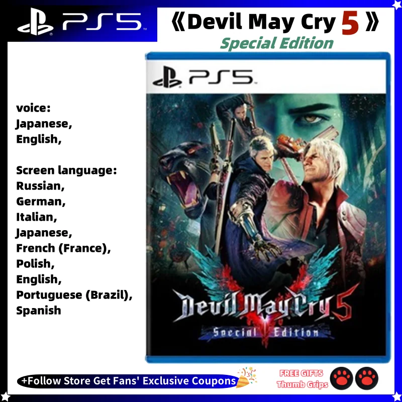 Sony-Brand-New-Playstation-5-Game-Devil-May-Cry5-Special-Edition-DMC5 ...