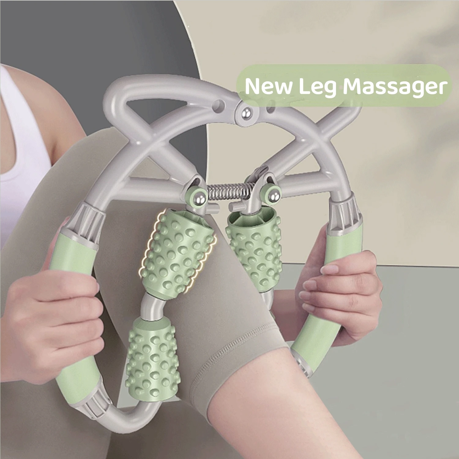 Leg-Massager-With-Four-Wheels-Multifunctional-Neck-Waist-Body-Massage ...