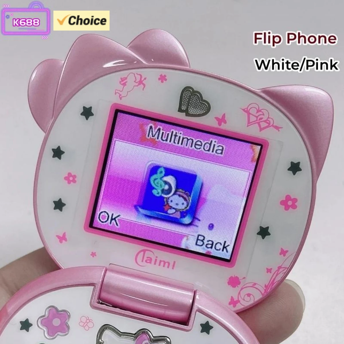 Quad-Band-Flip-Cartoon-Mini-Mobile-Phone-Dual-SIM-2G-GSM-Cute-Girl-Kids ...