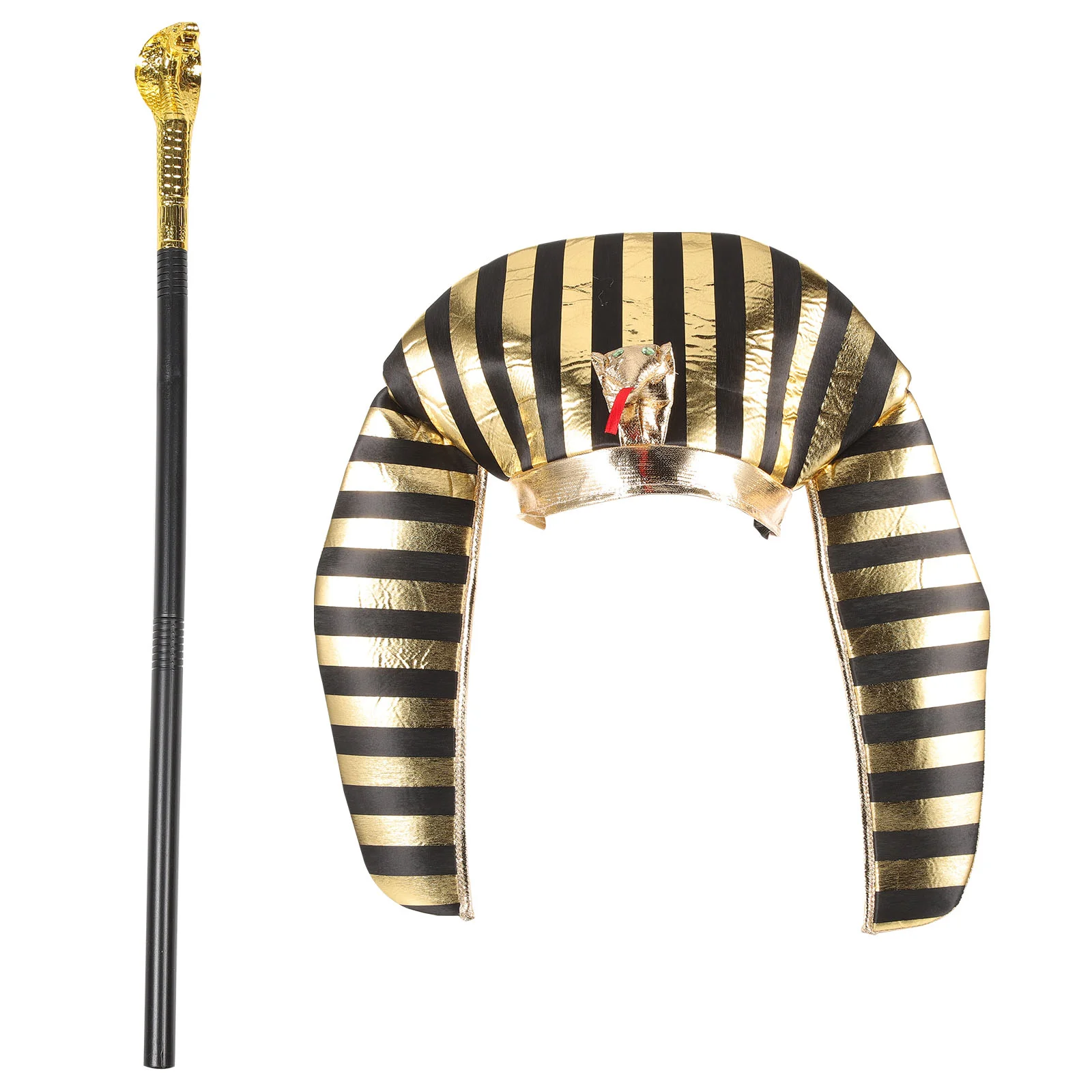 1-Juego-de-tocado-de-fara-n-accesorios-egipcios-para-Halloween ...
