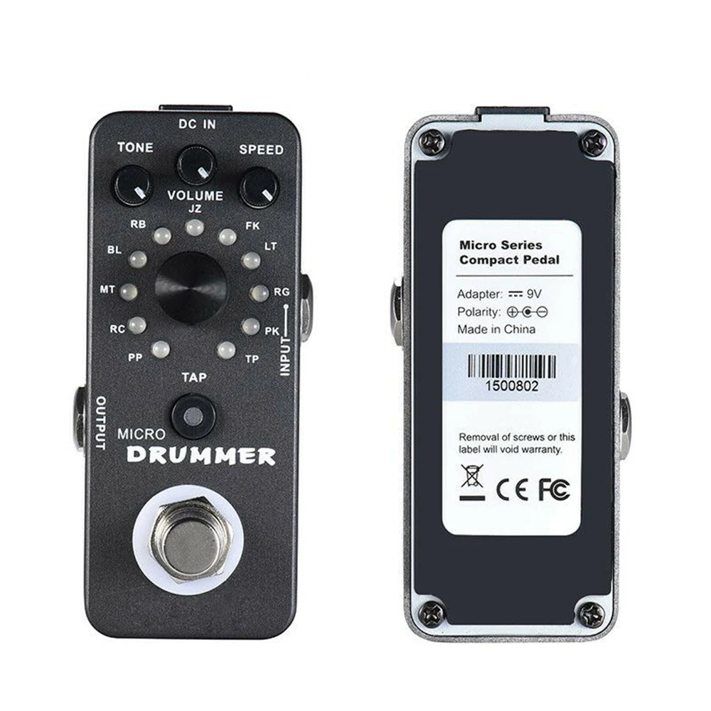 MOOER-Pedal-de-guitarra-MICRO-DRUMMER-m-quina-de-tambor-Digital-Pedal ...