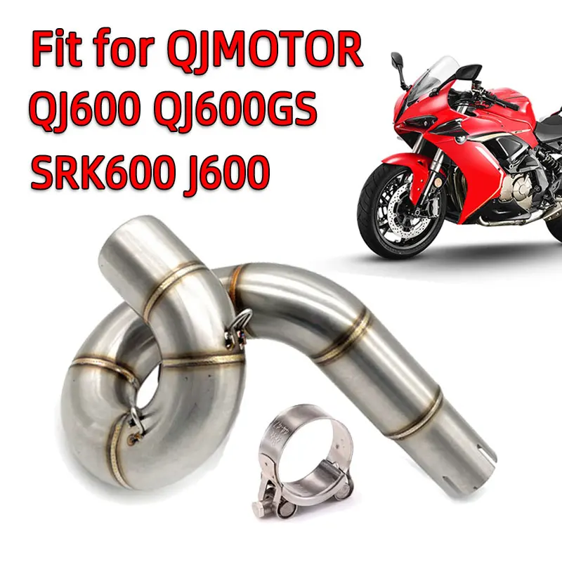 Motorcycle Exhaust Elbow Modified Middle Connect Link Tube Pipe Racing ...