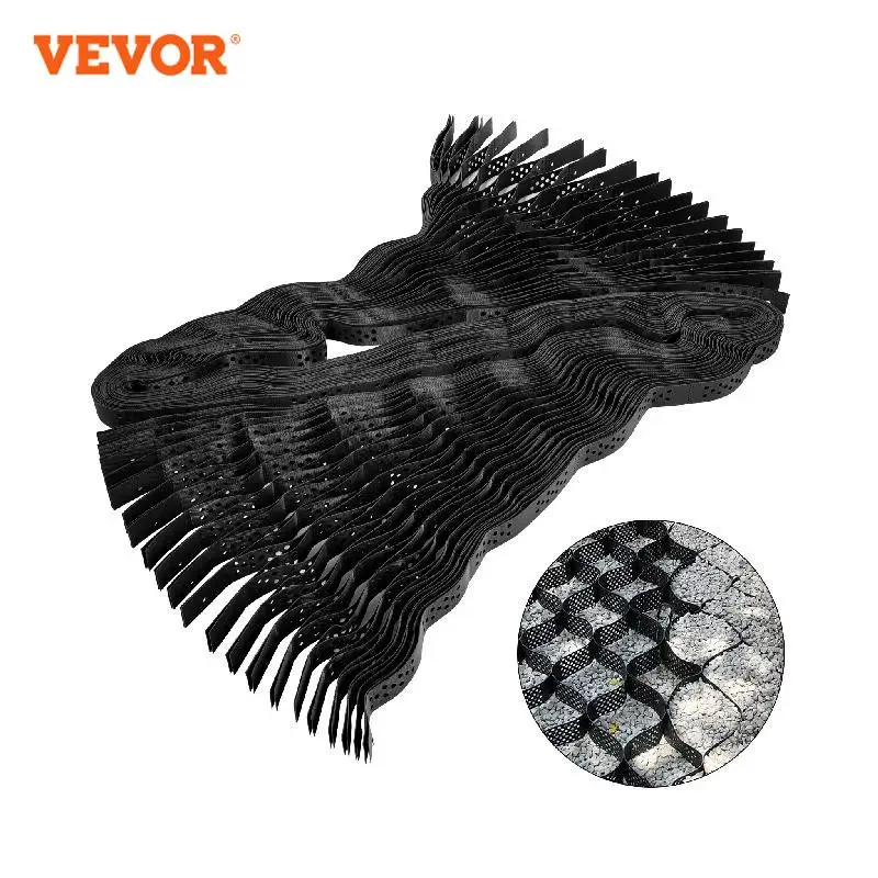 HDPE Geo Grid Ground Stabilizer, 2in Thick, 9x17ft – 1885 LBS Tensile ...