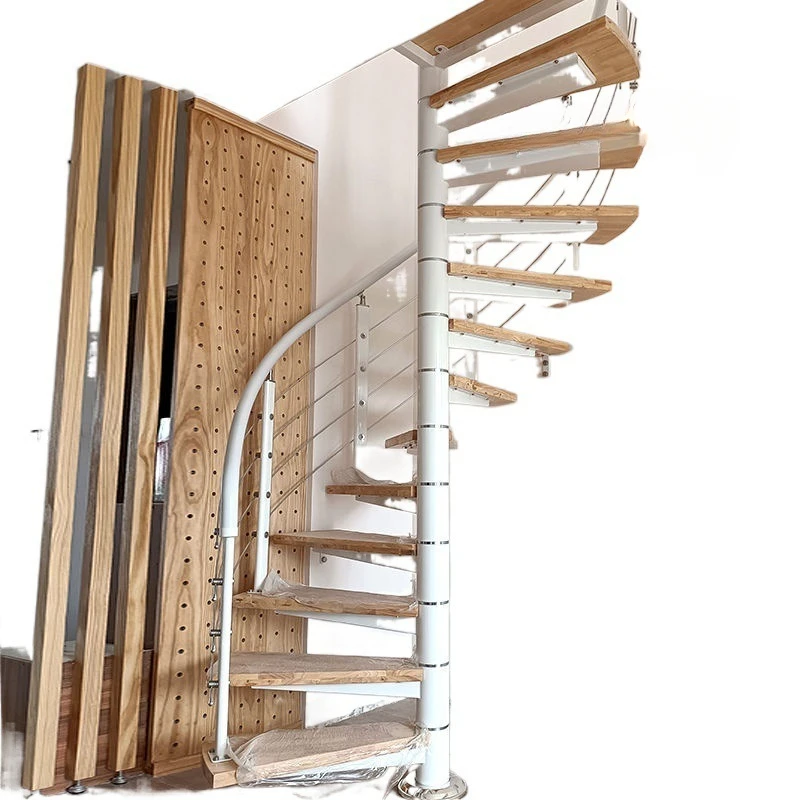 Stair-Indoor-Attic-Center-Column-Rotating-Compound-Jump-Layer-round ...