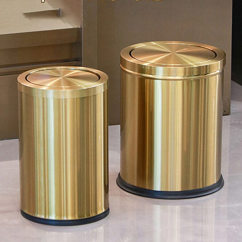 Advanced Office Trash Cans Kitchen Stainless Steel Storage Bins Service ...