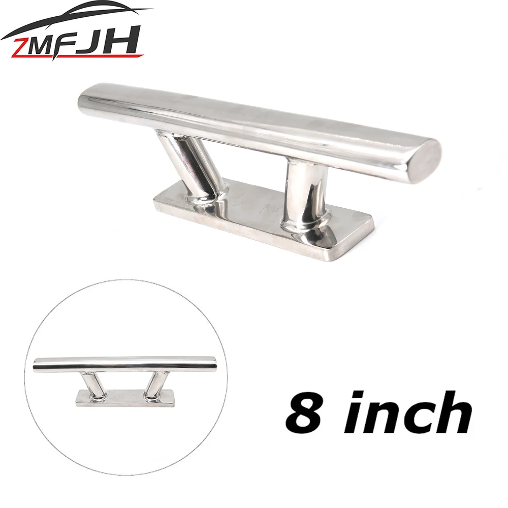 316-Stainless-Steel-Boat-Mooring-Dock-Deck-Rope-Cleat-8-inch-Marine ...