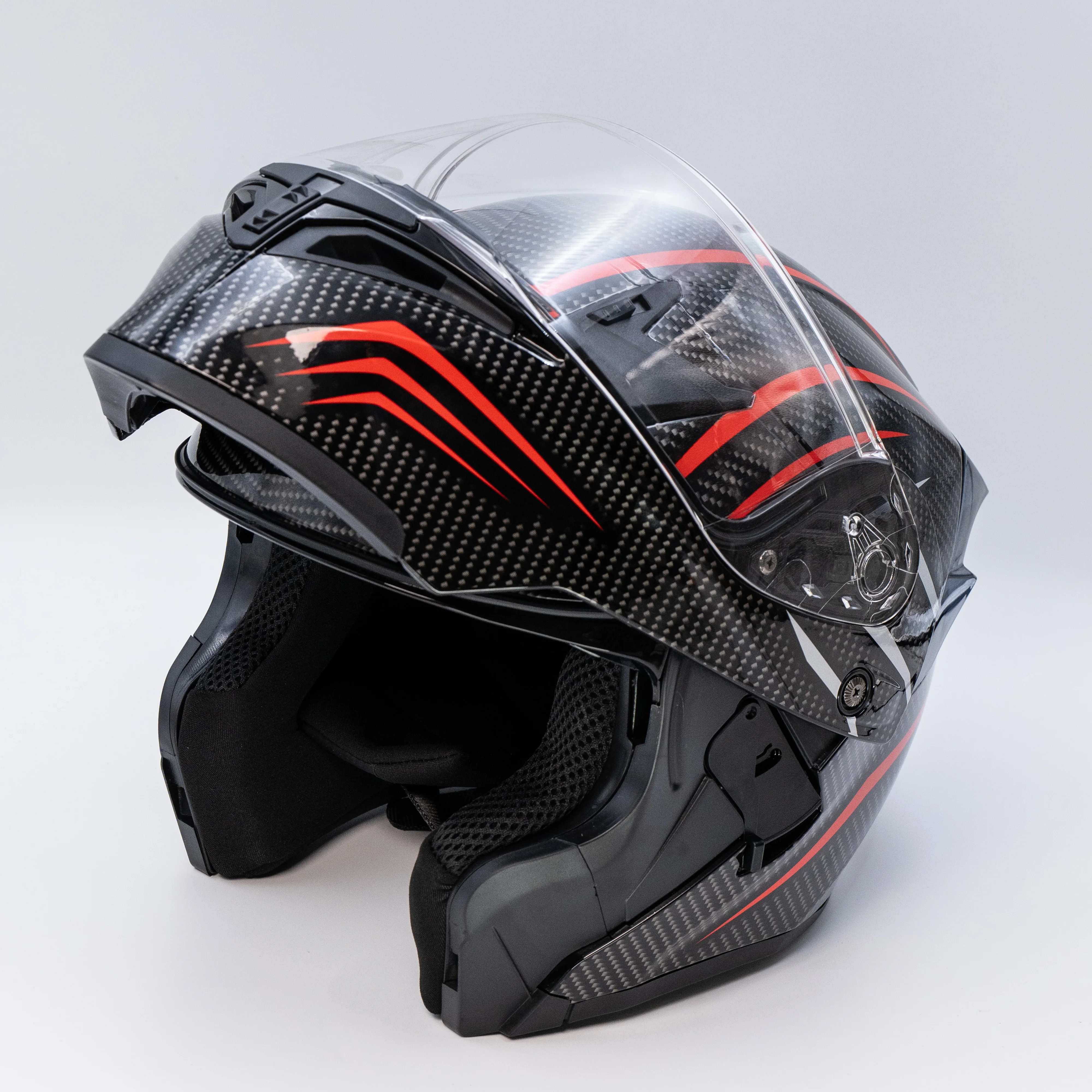 Motorcycle Helmet With Speakers Full Face Carbon Fiber Motorcycle ...