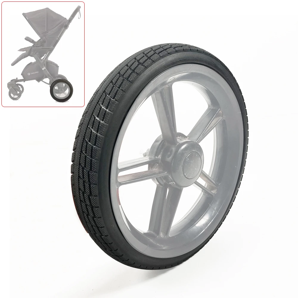 Stroller Tire For Concord NEO Rear Wheel Custom PU Tubeless Tyre Cover ...