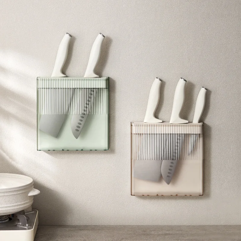 Kitchen-supplies-wall-mounted-tool-storage-rack-perforation-free-multi ...