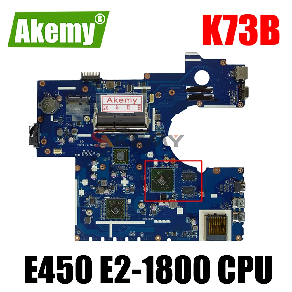 For Asus K73B X73B X73BY X73B 노트북 마더 보드 PBL70 LA 7323P REV.1.0 AMD ...