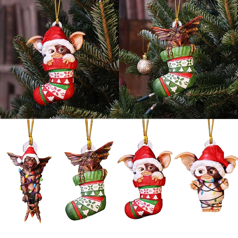 Colgantes-acr-licos-de-rbol-de-Navidad-calcetines-de-hadas-de-Gremlins ...