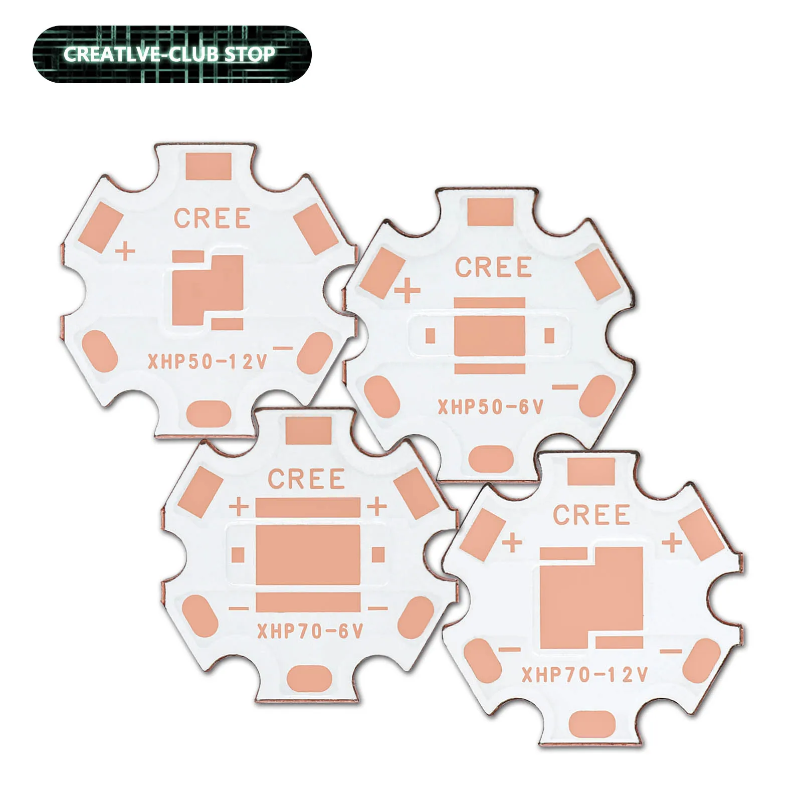 5pcs LED PCB Heat Sink 20mm LED Copper Base Plate LED Beads Radiator ...