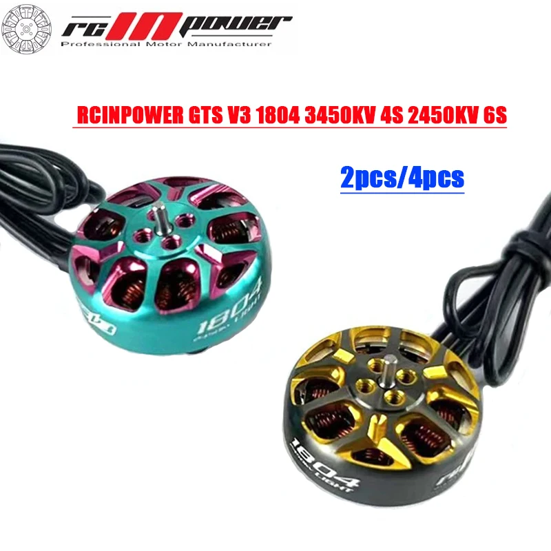 RCINPower-GTS-V3-1804-2450KV-3450KV-3-6S-Lipo-Brushless-Motor-Suitable ...